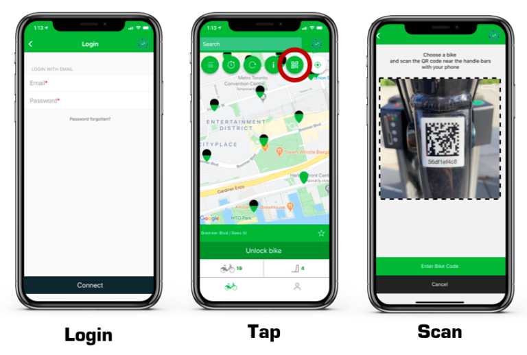 Unlock a Bike Faster with QR Codes - Bike Share Toronto | Bike Share ...